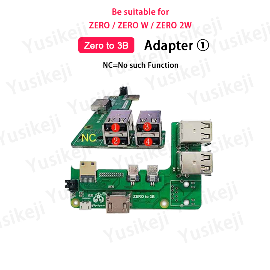 Raspberry Pi Zero naar Raspberry Pi 3B/4B/5 adapte... – Grandado
