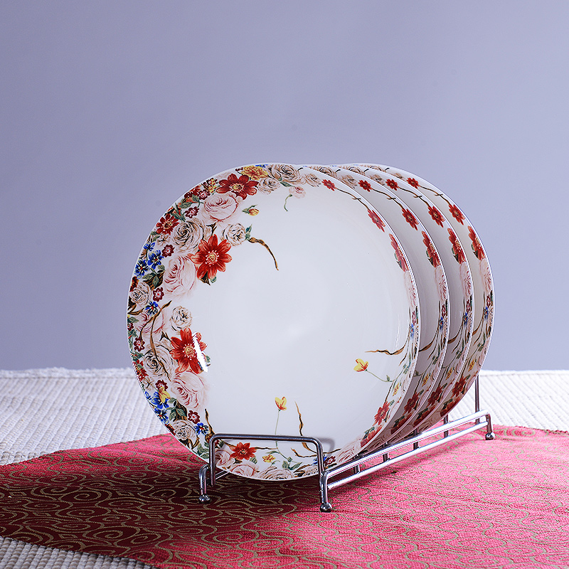 Assiette de service en porcelaine fine de 8 pouces... – Grandado