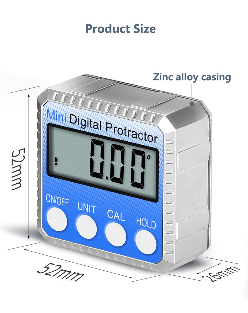 Mini Digital Protractor High Precision Digital Gon... – Grandado