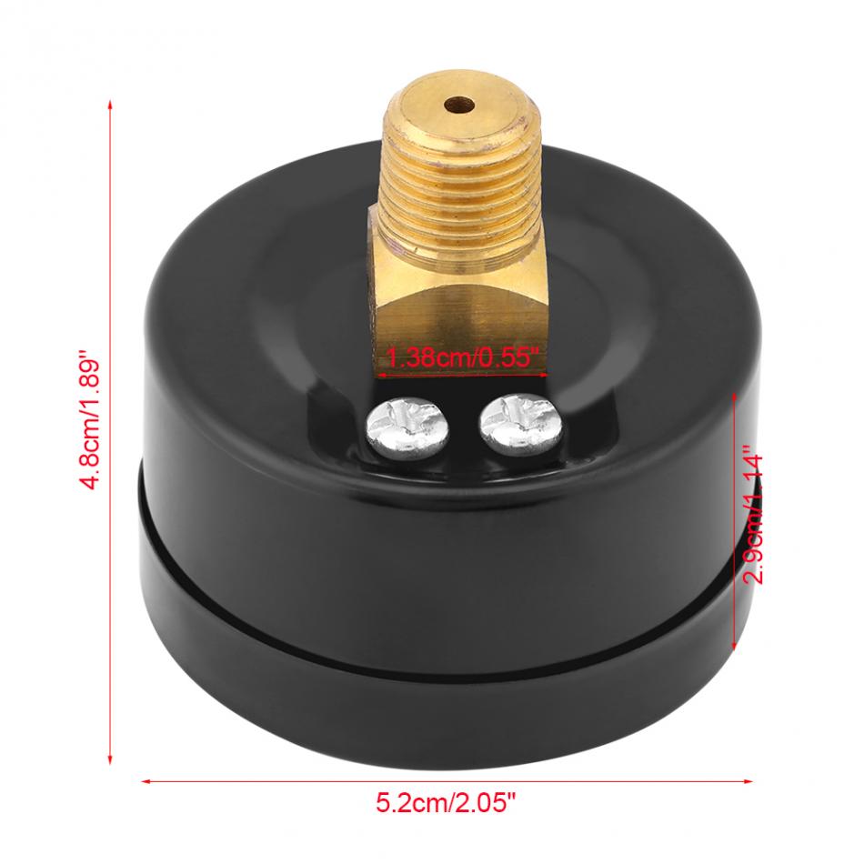 0~-30inHg 50mm Mini Dial Air Vacuum Pressure Gauge... – Grandado