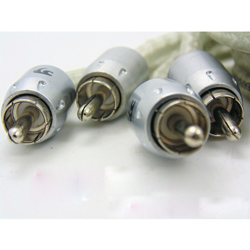 White metal double shielded cable Cable Converter ... – Vicedeal