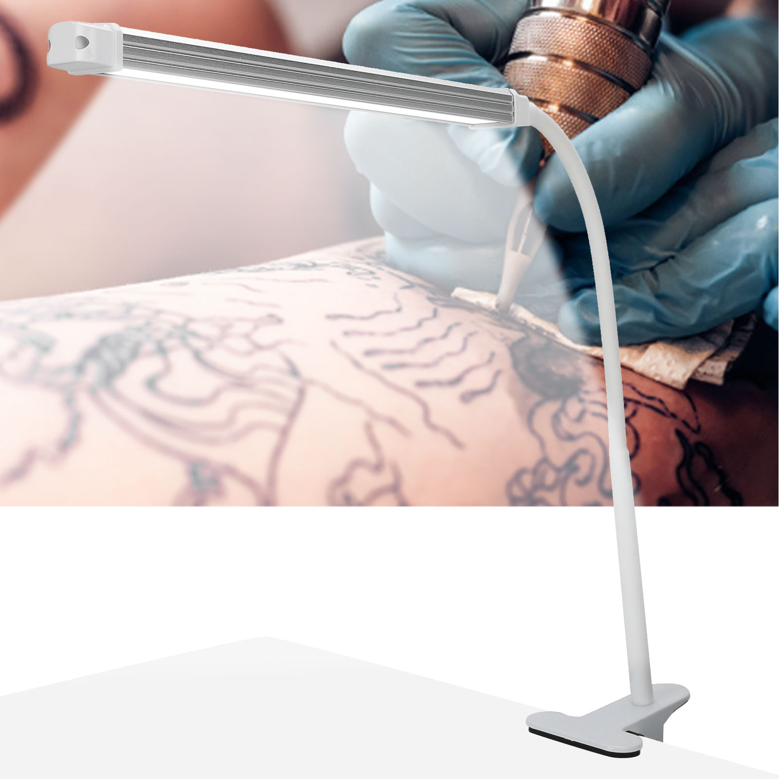 Tattoo Lamp Portable LED Clip On Desk Lamp Portabl... – Grandado