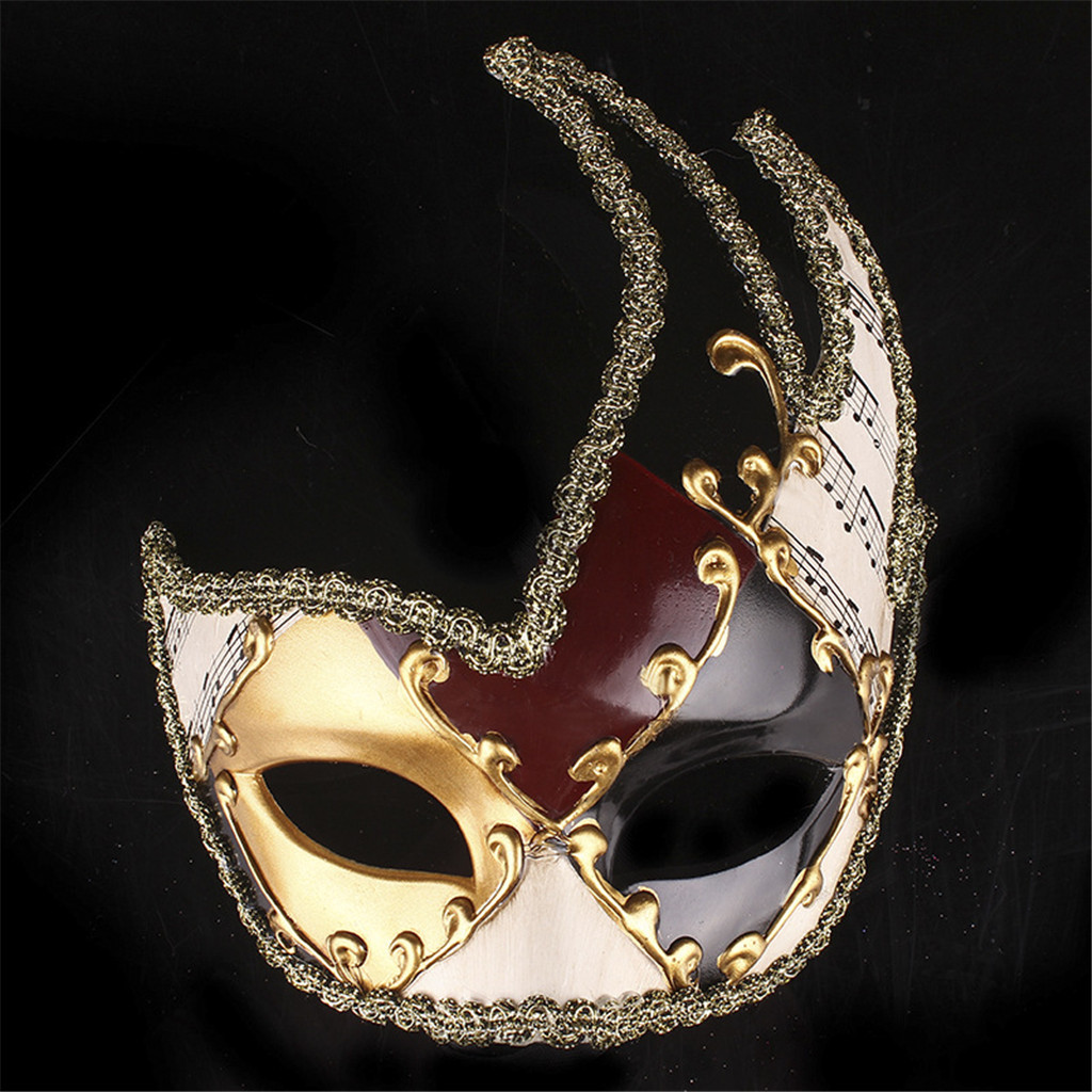 Mardi Gras Mask Men's Masquerade Mask Vintage Vene... – Vicedeal