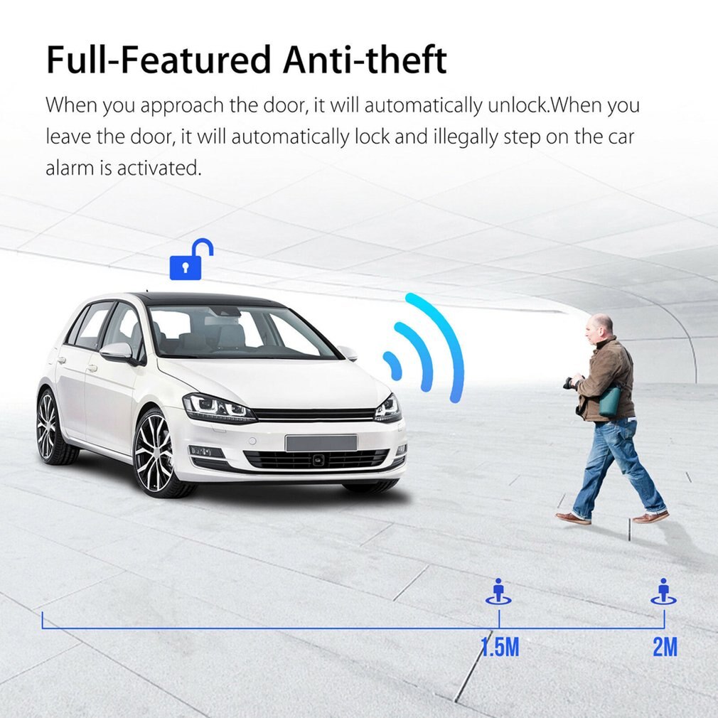 Original Car Keyless Entry System One Button Unive... – Grandado