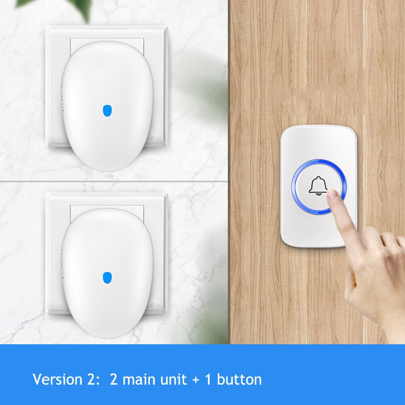 Smart wireless Doorbell 57chime Home Security Welc... – Grandado