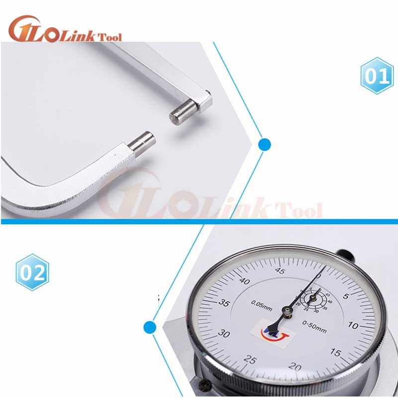 0-50mm Snap Gage Outside Diameter Dial Caliper Thi... – Vicedeal