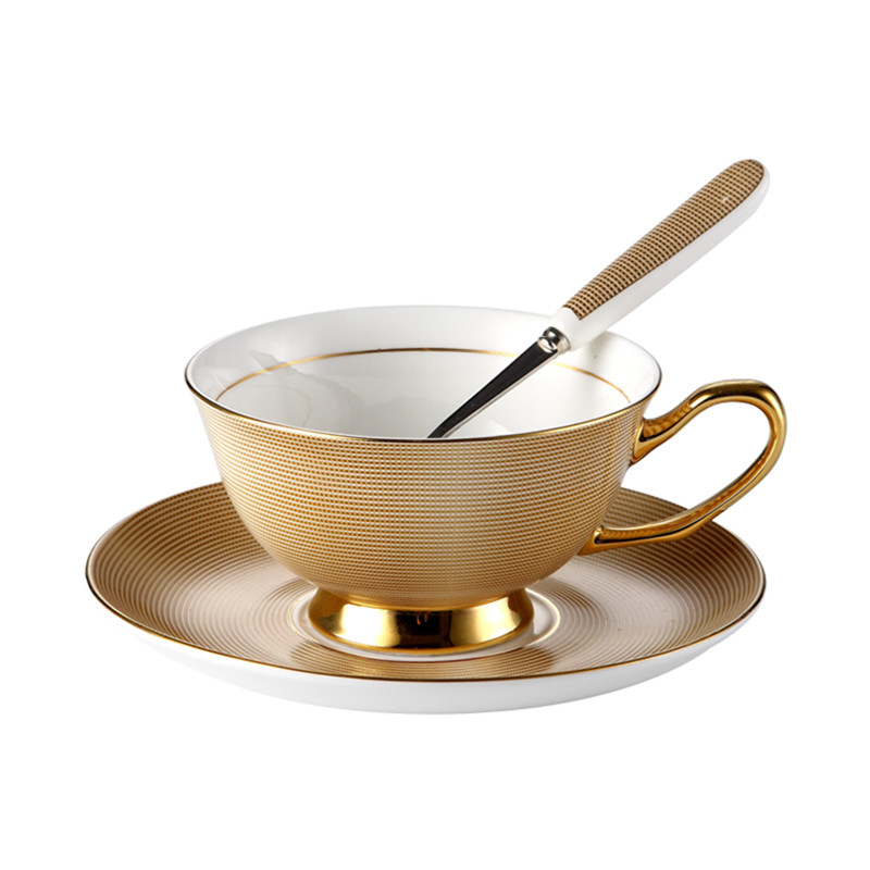 British Royal Rose Coffee Cup Luxury Tea Cup Spoon... – Grandado