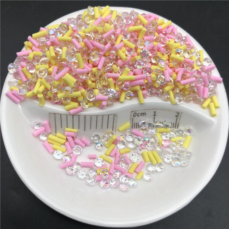 50g Mix Polymer Clay Sprinkle With Diamond For Kid... – Grandado