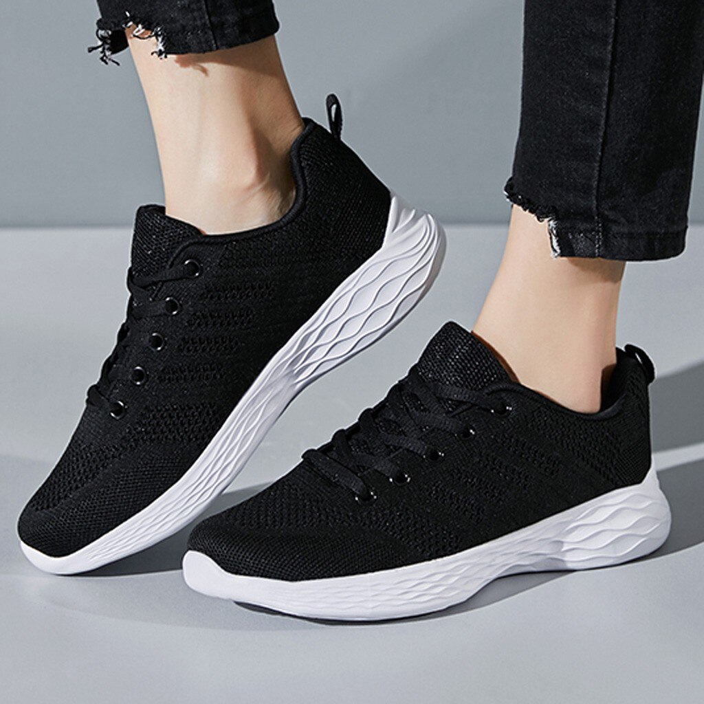 Women Shoes Low Heel Woman Mesh Breathable Lightwe... – Grandado