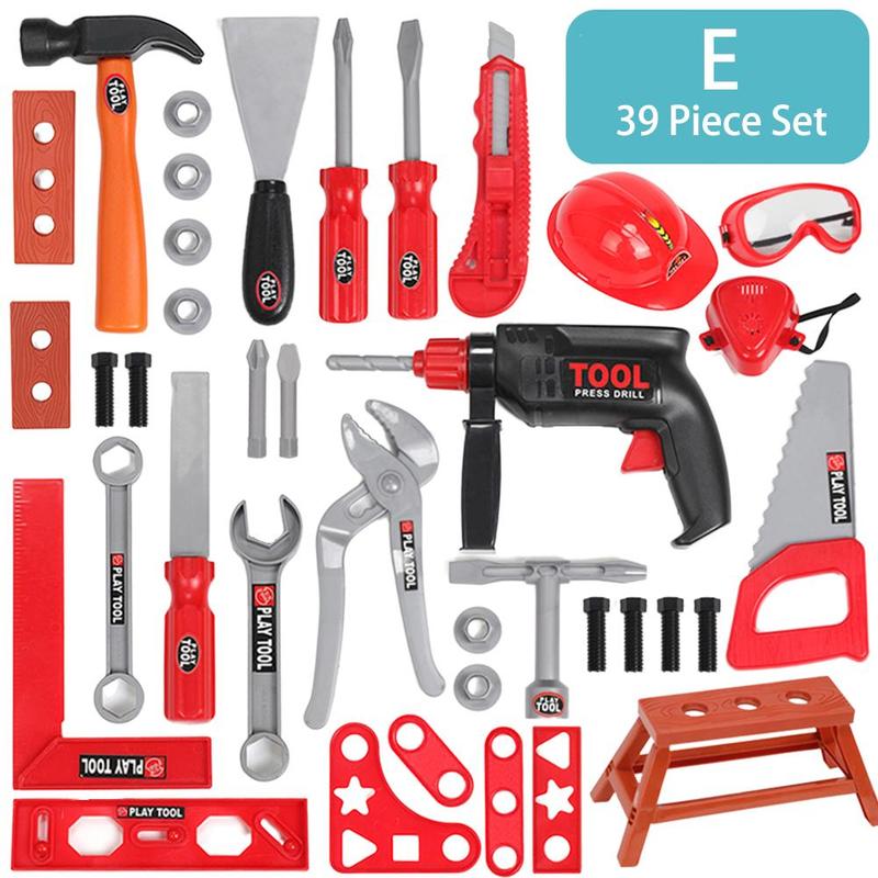 Children's Repair Toy Toolbox Playing House Si... – Grandado