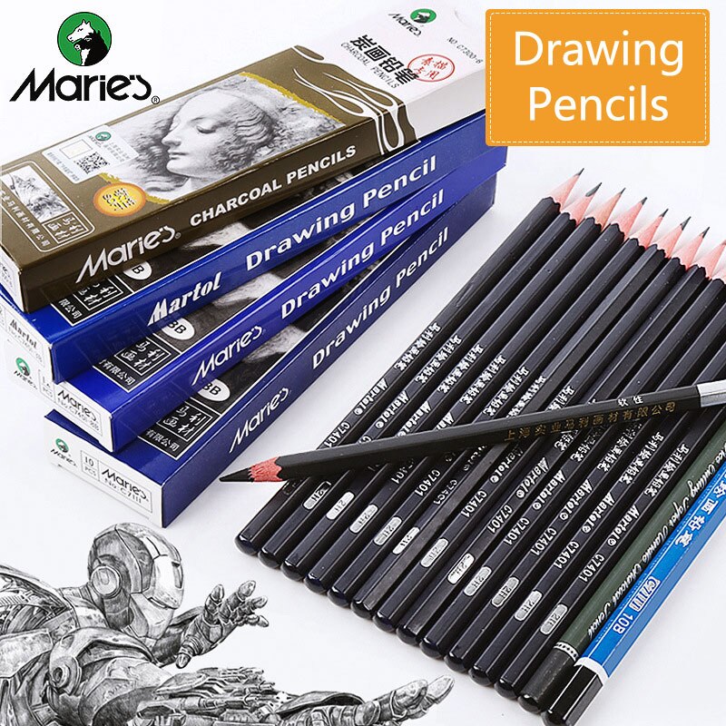 50Pcs/Set Sketch and Drawing Writing Pencil Statio... – Grandado
