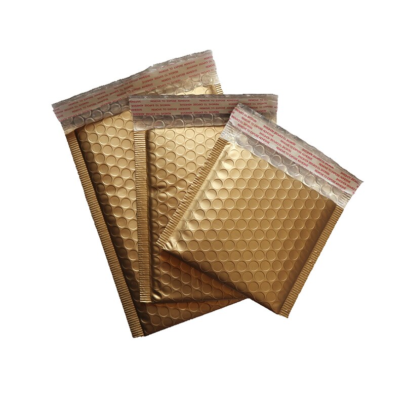 50Pcs Matte Goud Gealuminiseerd Film Bubble Mailer... – Grandado