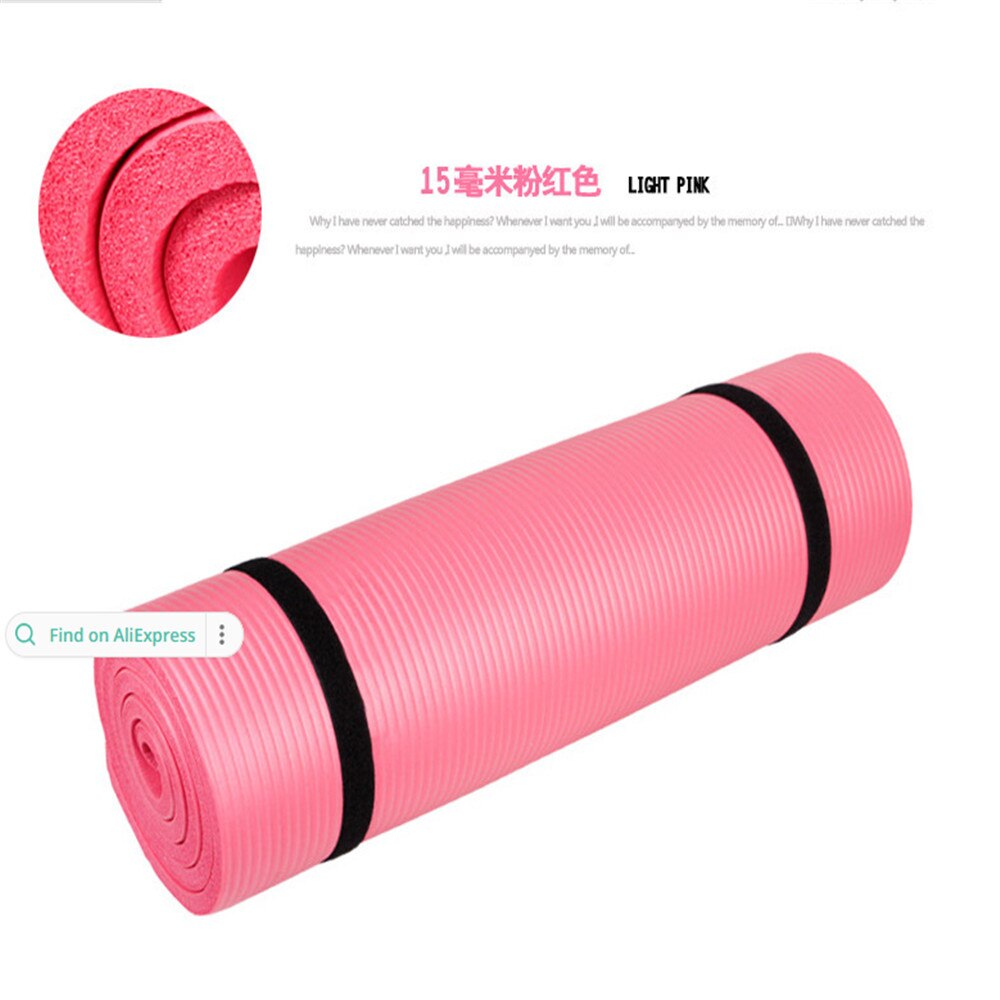 183x61x1.5cm NBR Yoga Mat Outdoor Camping Gym Exer... – Grandado