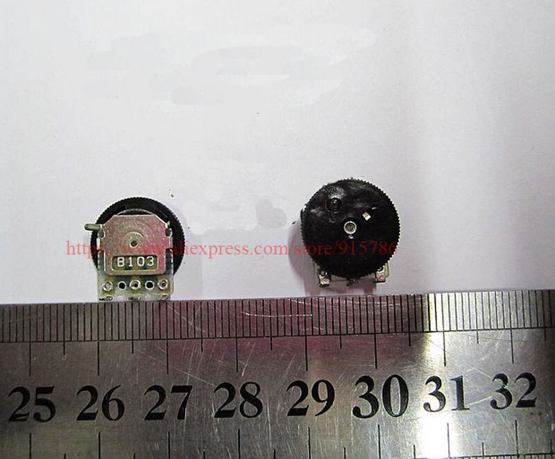 10 stk b103 10k urskive potentiometer / 14mm gea... – Grandado