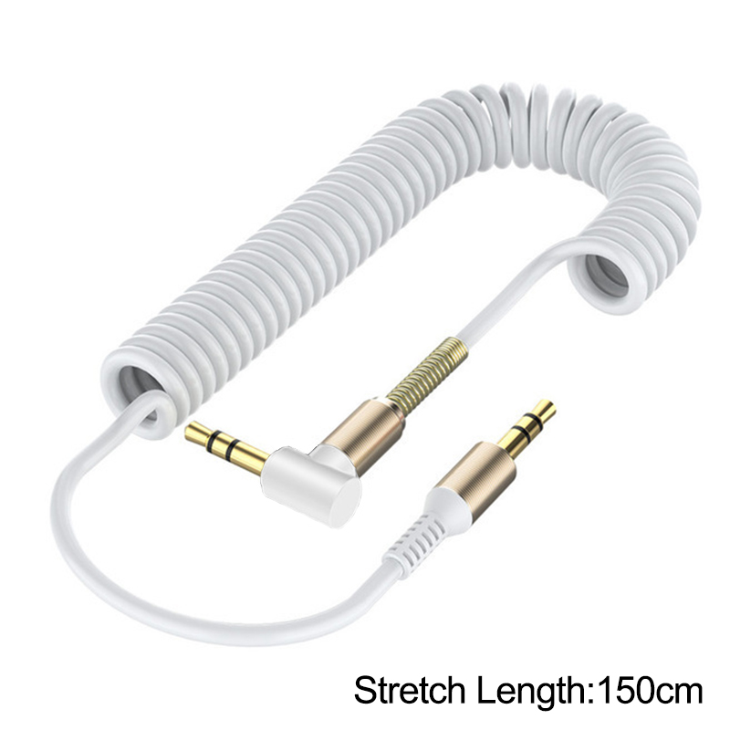 3.5Mm Jack Audio Kabel 3.5Mm Auto Voorjaar Aux Kab... – Vicedeal