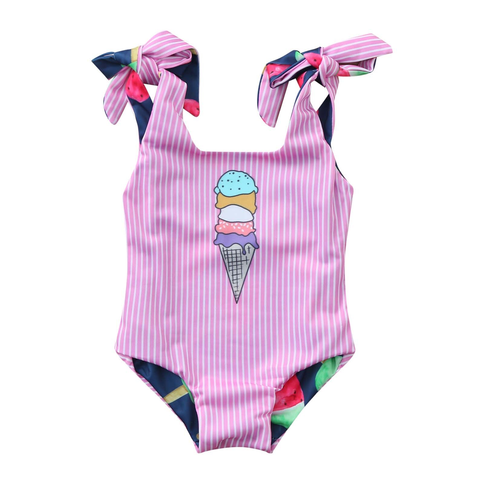 (6m-4y) Girls' One-Piece Swimsuit Summer Beach Sle... – Grandado