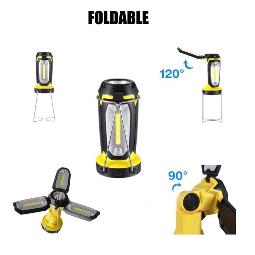 Bright light COB Portable Lantern Camping lamp usb... – Grandado