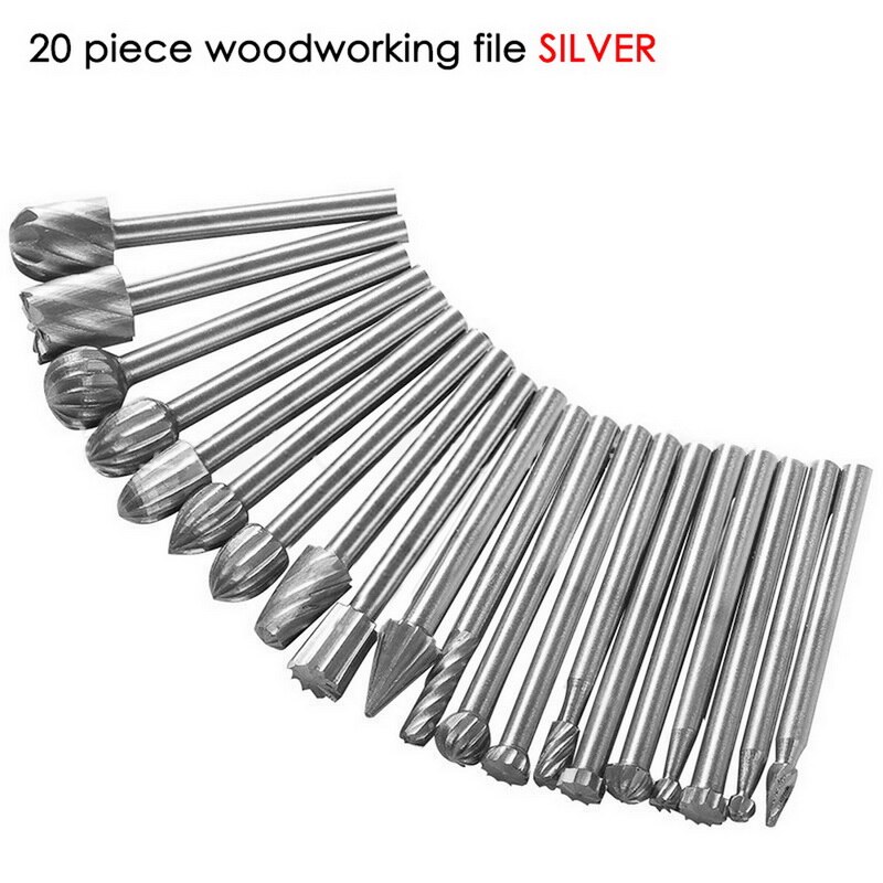 HSS Routing Router Bits Burr Set 3mm 1/8 Inch Shan... – Vicedeal