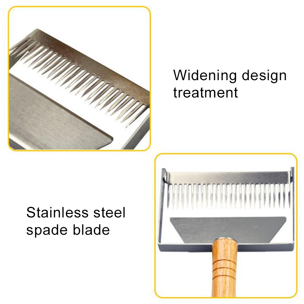 Stainless Steel Bee Honey Hive Uncapping Fork Scra... – Grandado