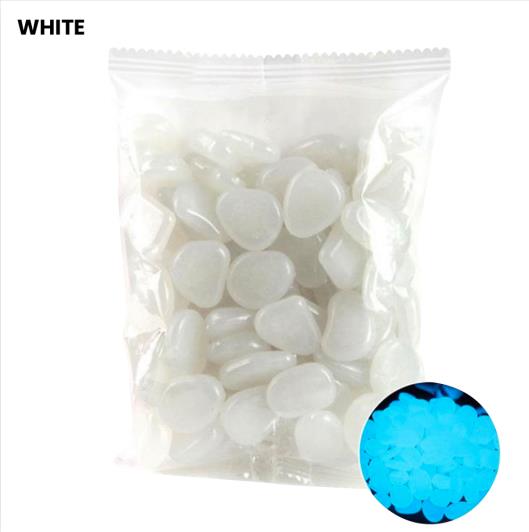 Pokich 100pcs Luminous Artificial Pebbles Glow In ... – Grandado