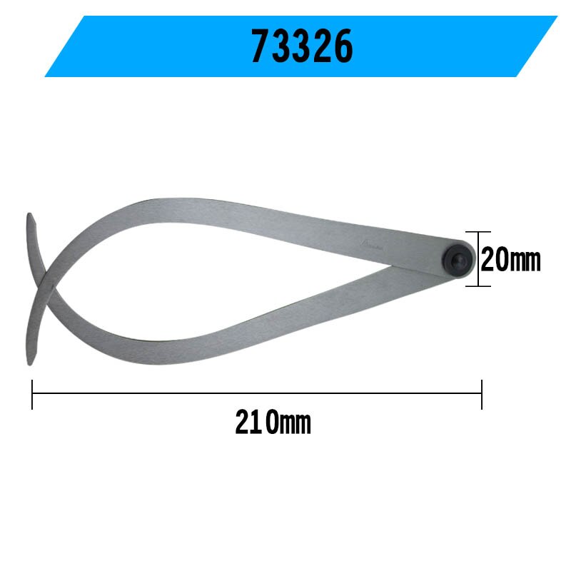SHINWA Carbon steel gauge inside caliper outer cal... – Grandado
