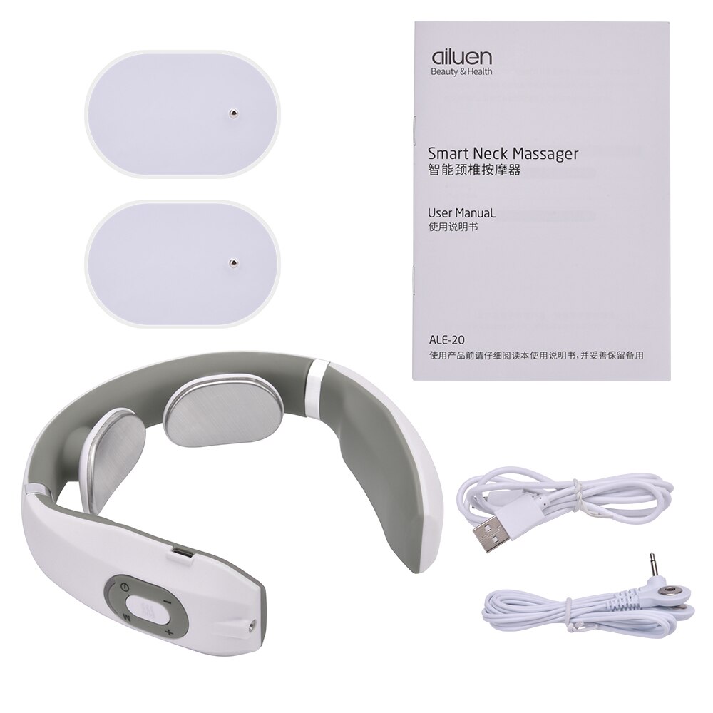 Electric Neck Massager Pulse Back 6 Modes Power Co... – Grandado