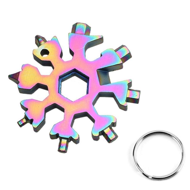 18 in 1 Multi-function Tool Card Portable Snowflak... – Grandado