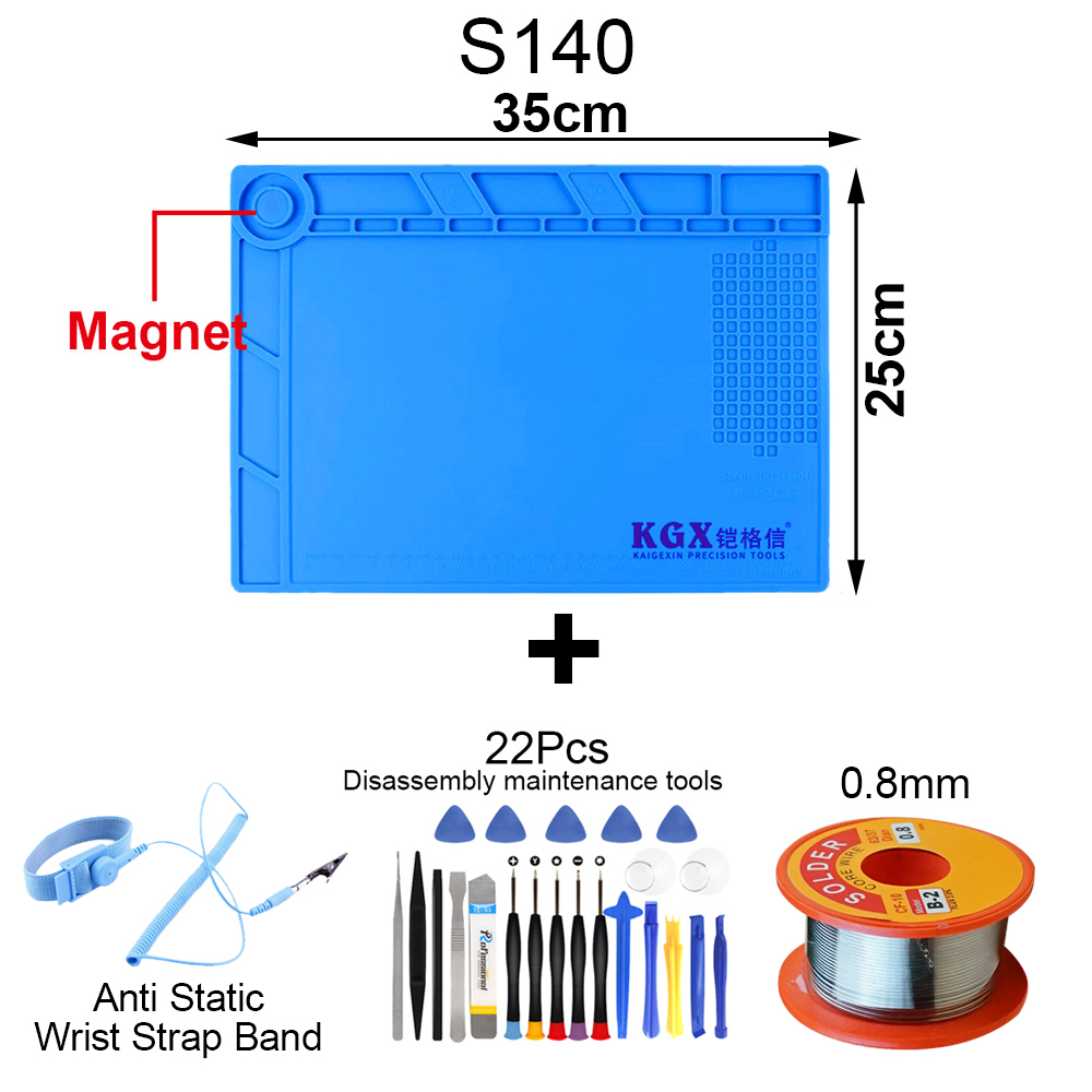 Insulation Silicone Soldering Mat Magnetic Pad Rep... – Grandado