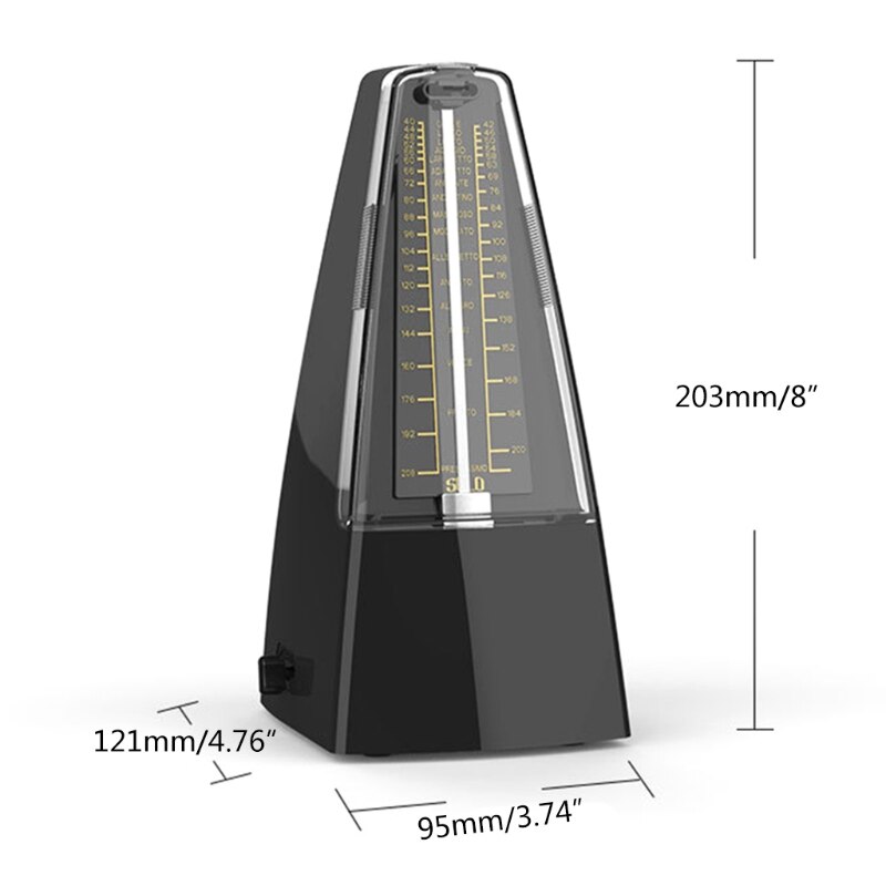 Mechanical Metronome Wood Grained Loud Sound/High ... – Grandado