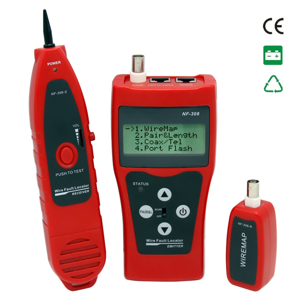 Multi-functional LCD Network Cable Tester Line Fin... – Vicedeal