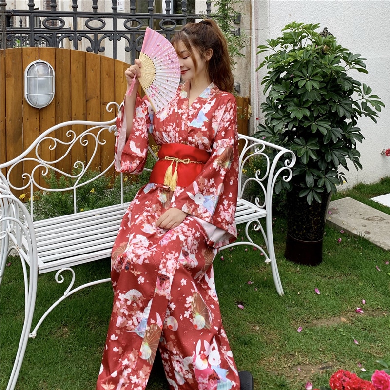 Bebovizi Women Japanese Style Yukata Long Kimono O... – Vicedeal