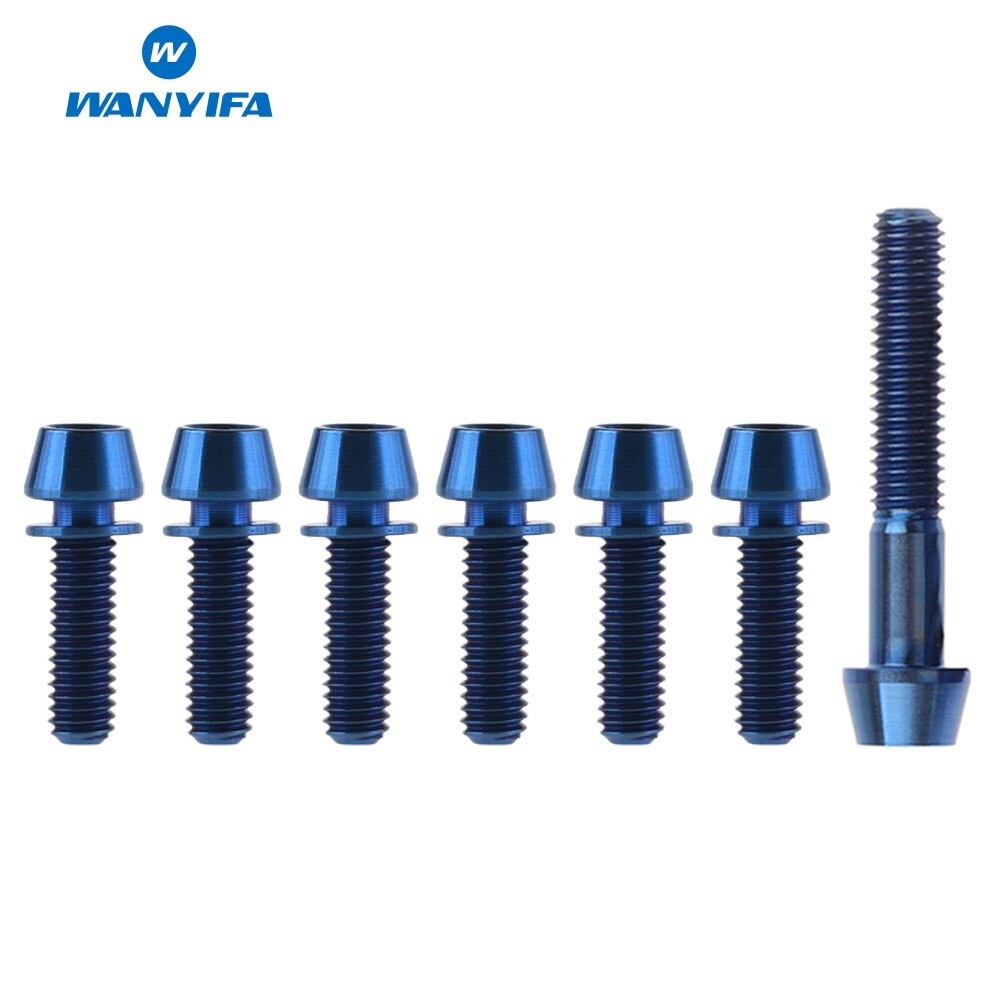 Wanyifa Titanium Ti Bolts 1pc M6x35mm Taper Head S... – Vicedeal