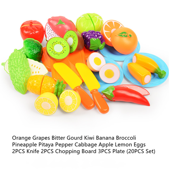 20PCS Children Pretend Role Play House Toy Cutting... – Vicedeal