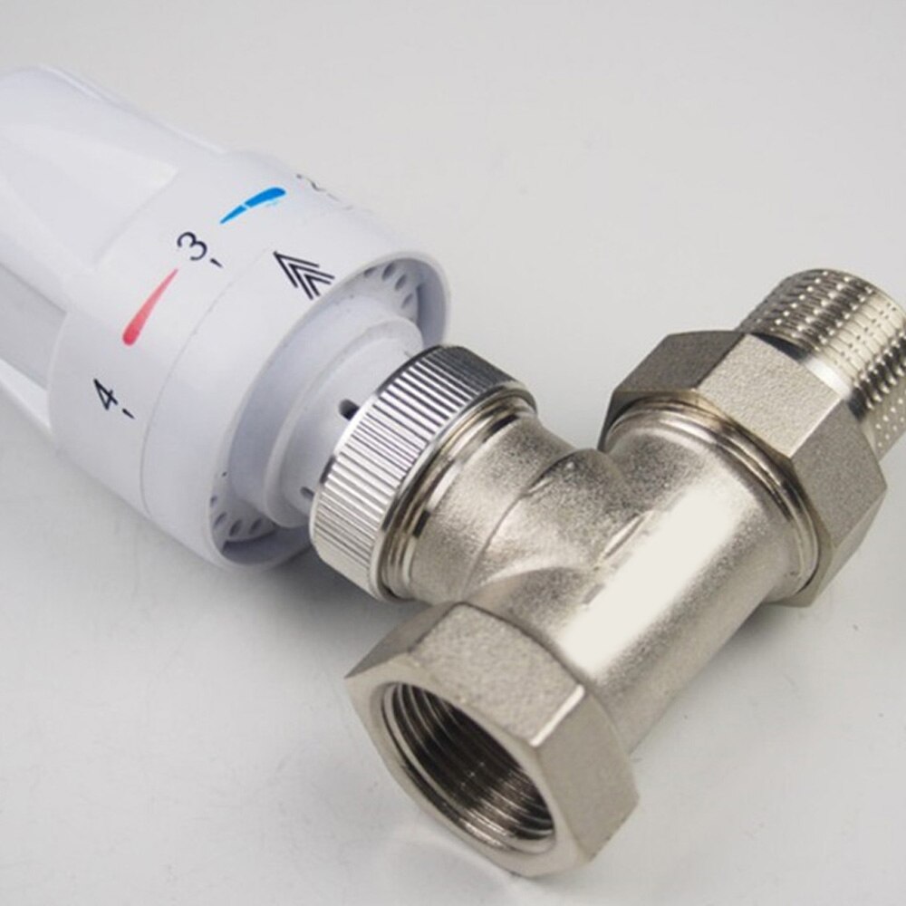 Brass Thermostatic Radiator Valve Straight Type DN... – Grandado