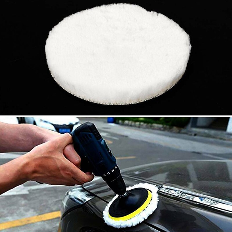 6 inch Car Polishing Set Wool Wheel Set Buffing Po... – Grandado