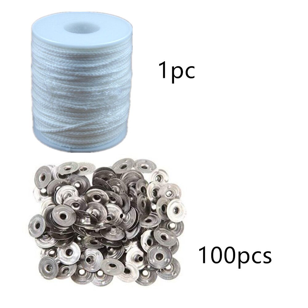 Candle Waxed Thread 61m White Candle Wick Cotton C... – Vicedeal