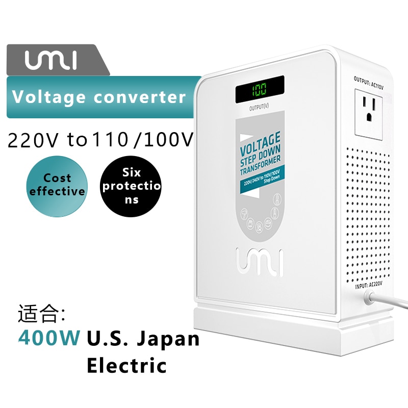 UMI 500w Travel 220v to 110v Step Down High Voltag... – Grandado