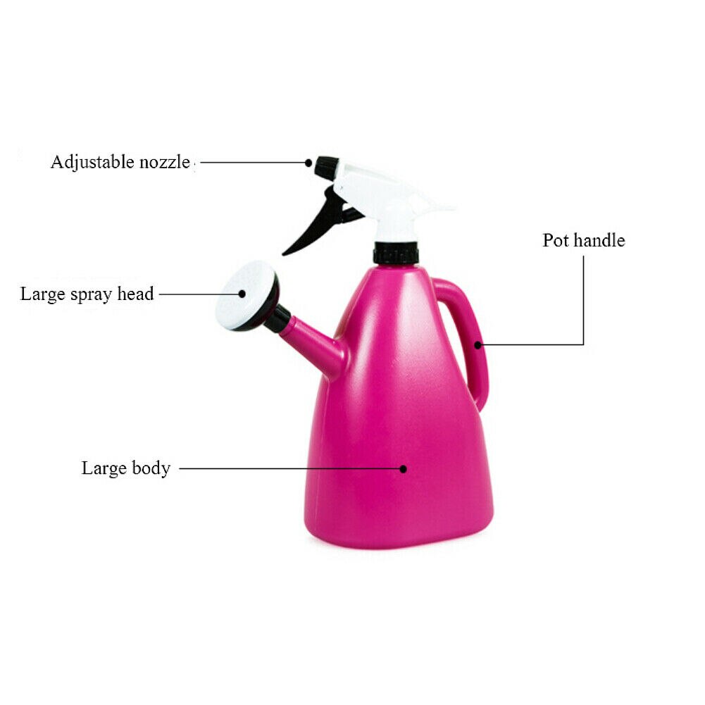 2 In 1 Watering Can Kettle Garden Bottle Plant Flo... – Grandado