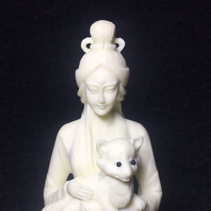 Nine Tailed Fairy Decorative statue Handmade sculp... – Grandado