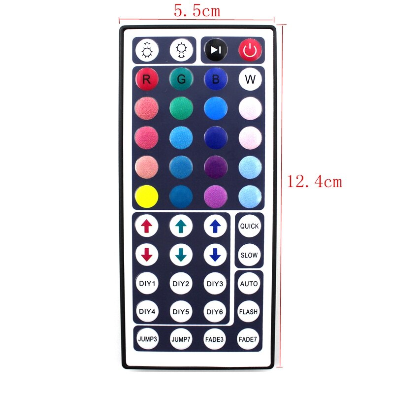 DC 5V 12V 24V 6A 44Schlüssel RGB Mini IR Fernbedie... – Grandado