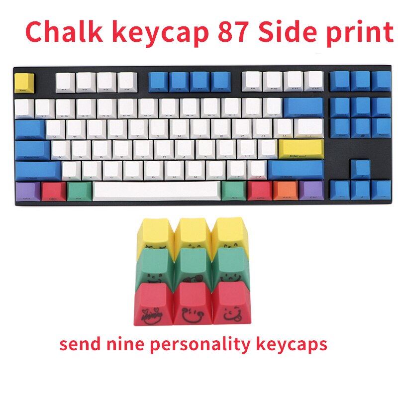 BGKP chalk pbt keycap for mechanical keyboard 61/6... – Grandado