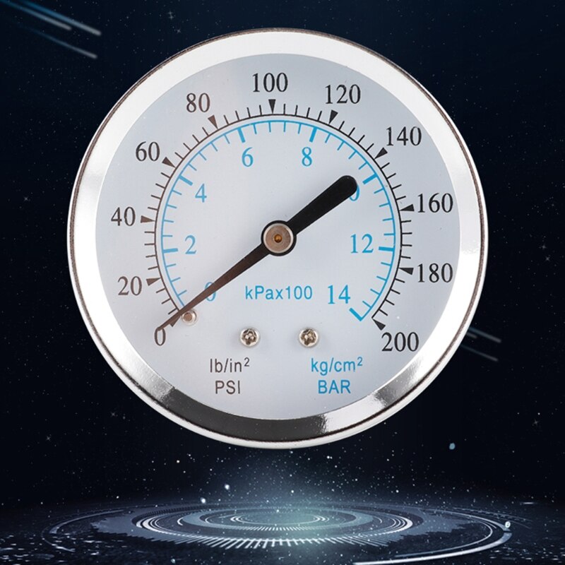 All Purpose Pressure Gauge Meter Manometer Gas Wat... – Vicedeal