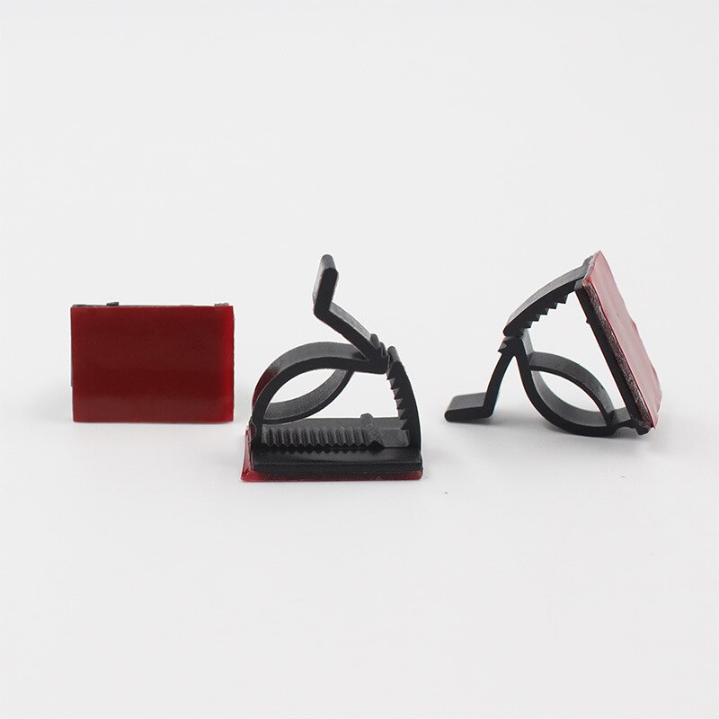 100 Plastic Car Wire Clamps, Cable Ties, Rectangul... – Grandado