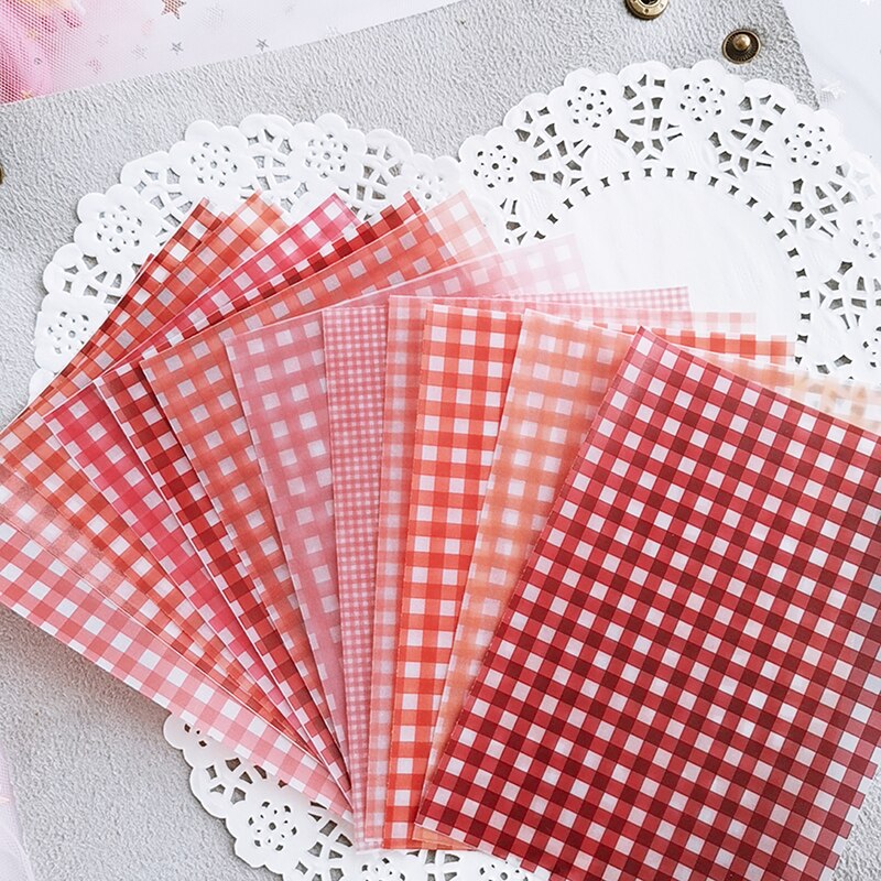 Vintage Colorful Basic Checkered Stripe Material P... – Grandado