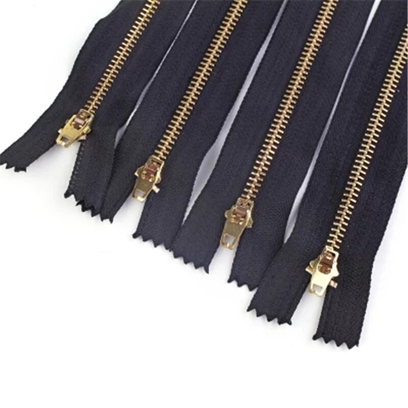 10 st meetee metal zipper 8/11/13/15/18cm black au... – Vicedeal