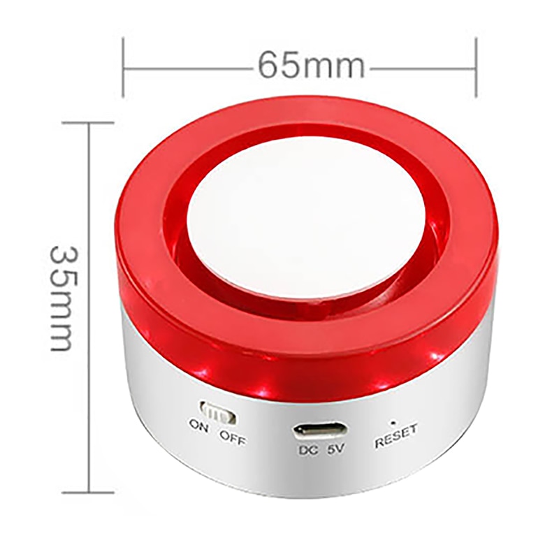 V18 Tuya Intelligent Gateway + Siren 2 in 1 WiFi A... – Grandado