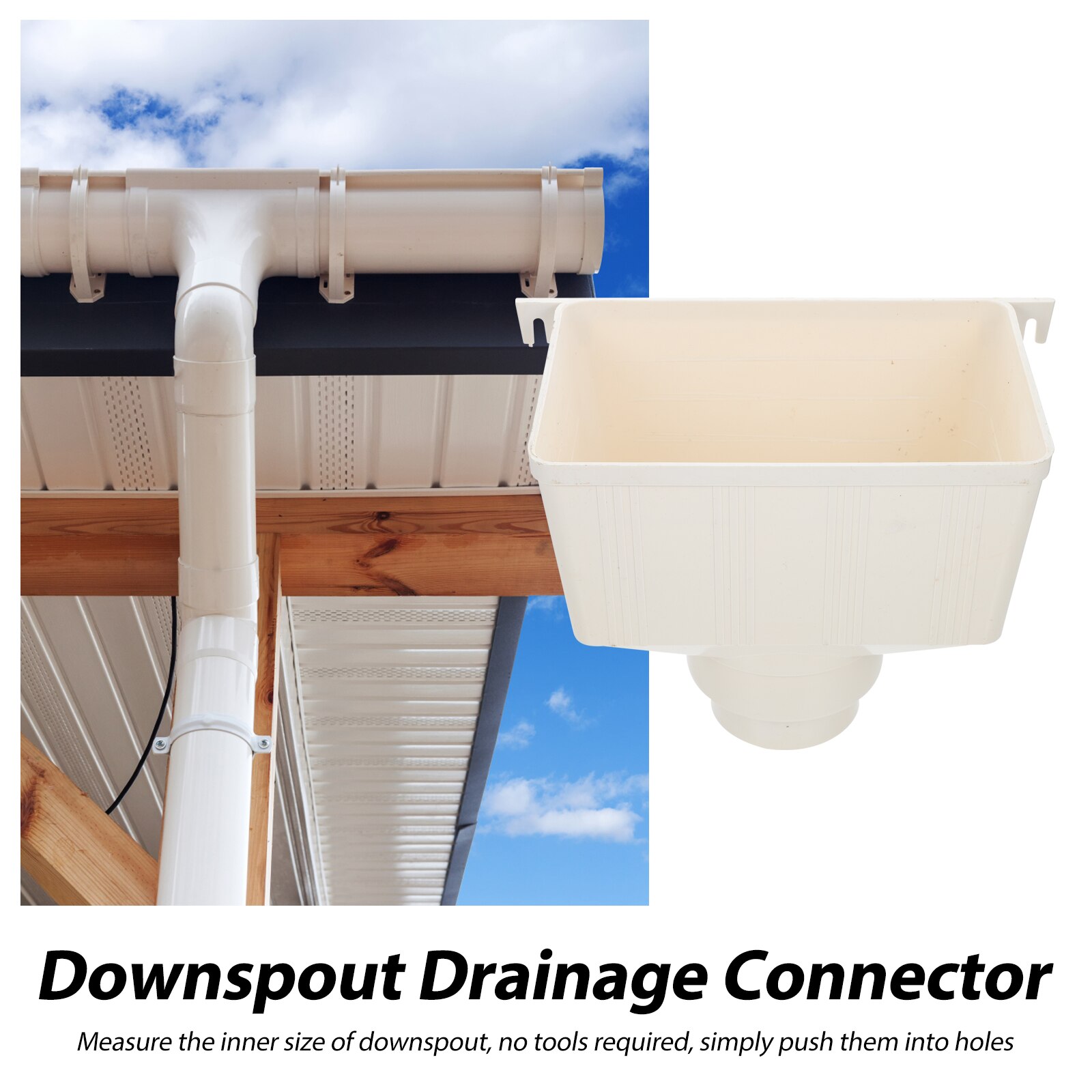 Universele Regenwater Goot Downspout Outdoor Downs... – Grandado