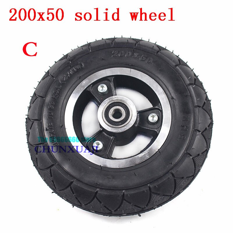200x50 solid wheel for Electric Scooter 8'' Tyre W... – Vicedeal