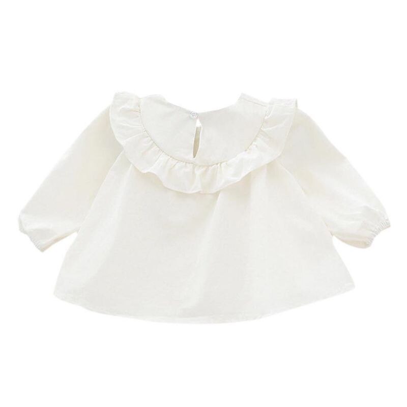 Baby Girls Autumn Ruffle Shirt Long Sleeve Infant ... – Grandado