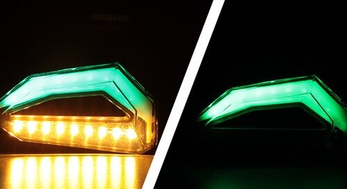 12V Universal- LED Motorrad Blinker Lichter Wasser... – Grandado